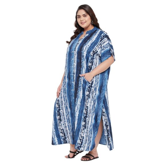 Gypsie Blu | Dresses | Gypsie Blu Button Down Side Slit Plus Size ...